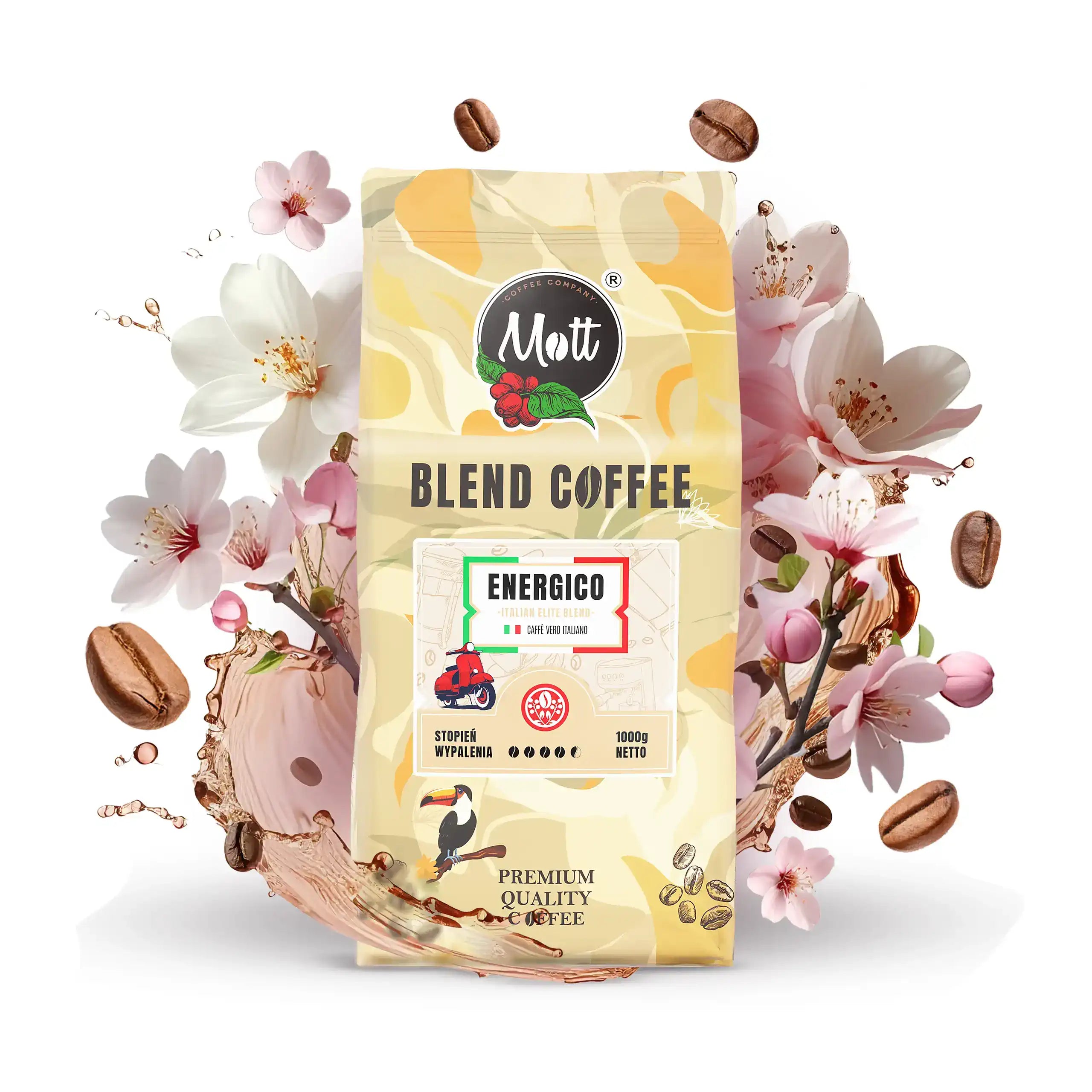 Energico - Kawa ziarnista 1000g - Mott Coffee – MottCoffee.com